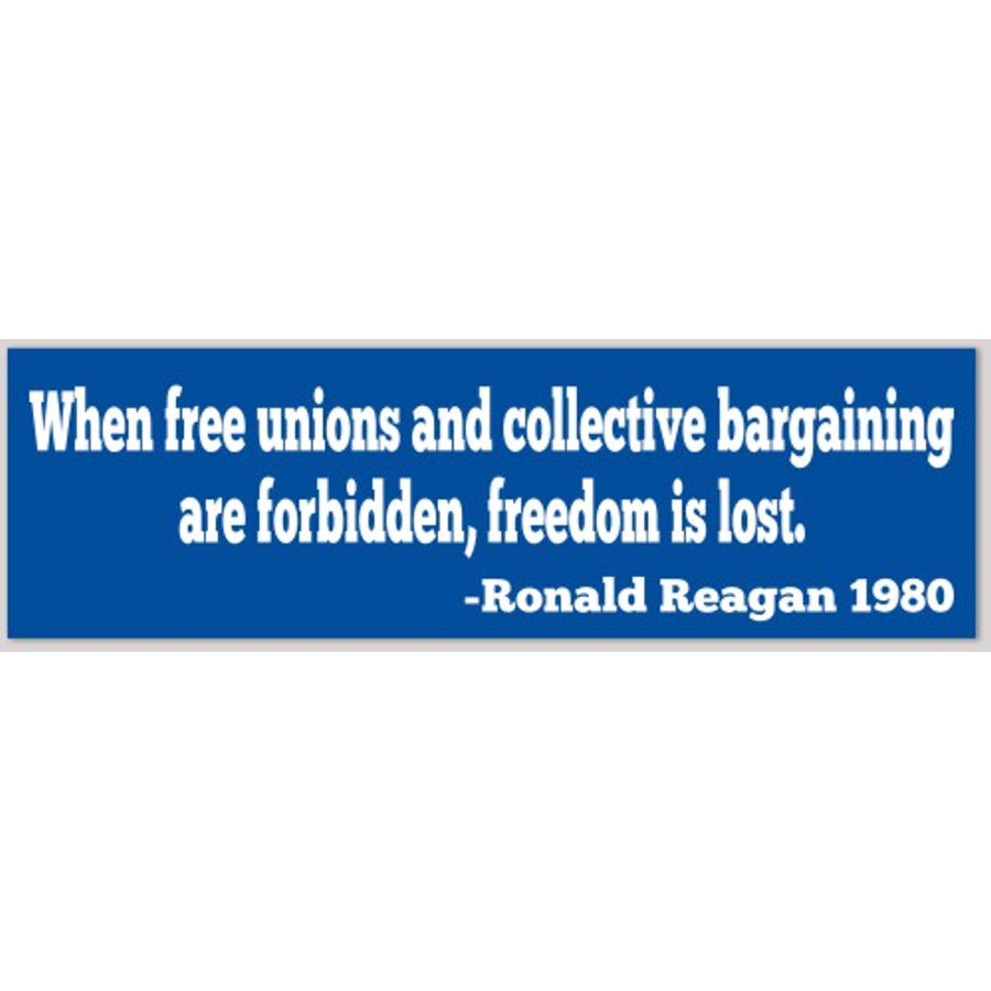 When Free Unions And Collective Bargaining Are Forbidden, Freedom Is ...