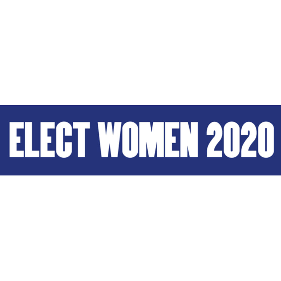 Elect Women 2020 - Bumper Sticker at Sticker Shoppe