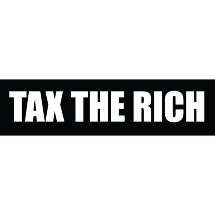 Tax The Rich - Bumper Sticker at Sticker Shoppe