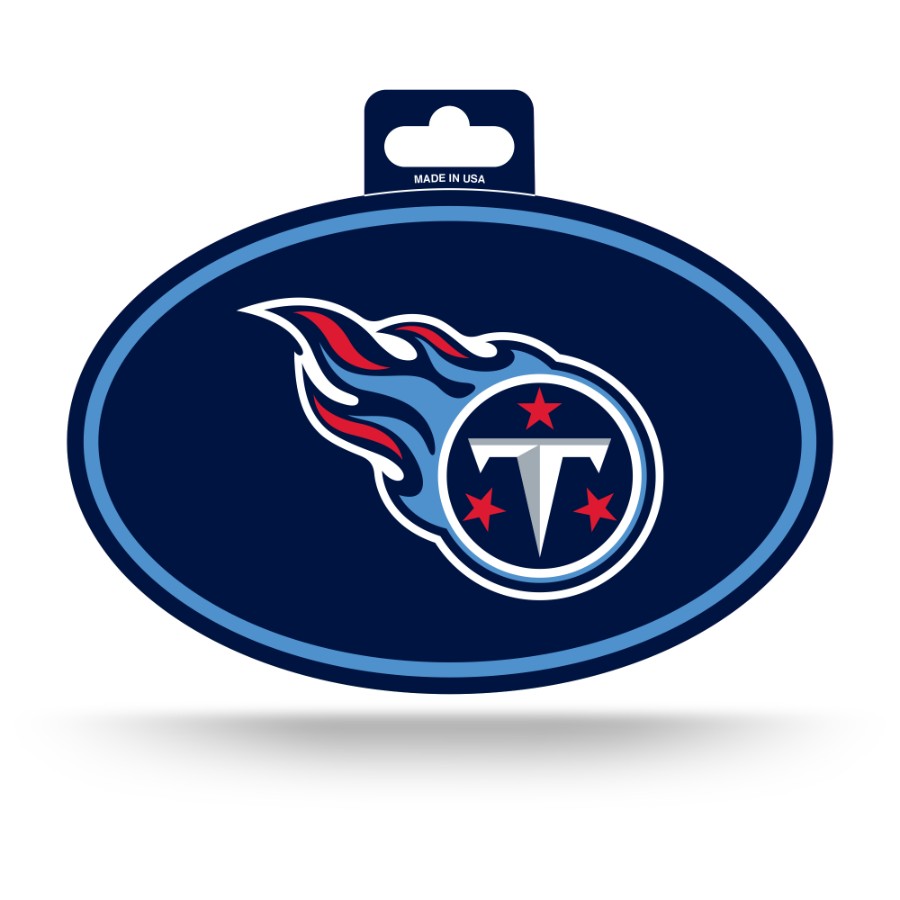 Tennessee Titans - Full Color Oval Sticker at Sticker Shoppe