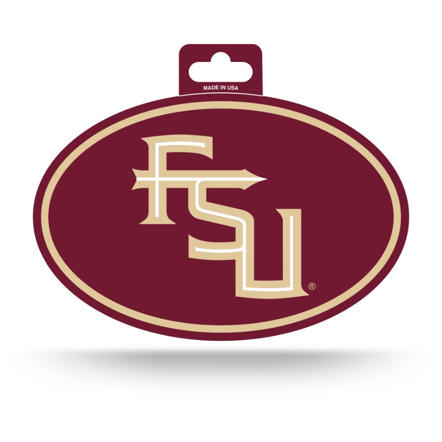 Florida State University Seminoles - Full Color Oval Sticker at Sticker ...