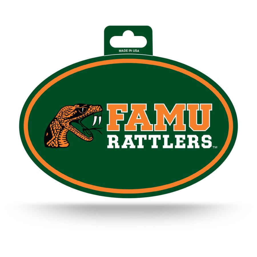 Florida A&M University Rattlers - Full Color Oval Sticker at Sticker Shoppe