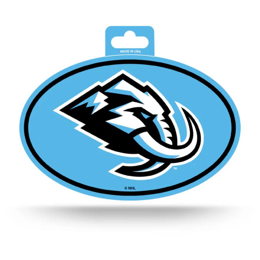 Utah Mammoth - Full Color Oval Sticker at Sticker Shoppe
