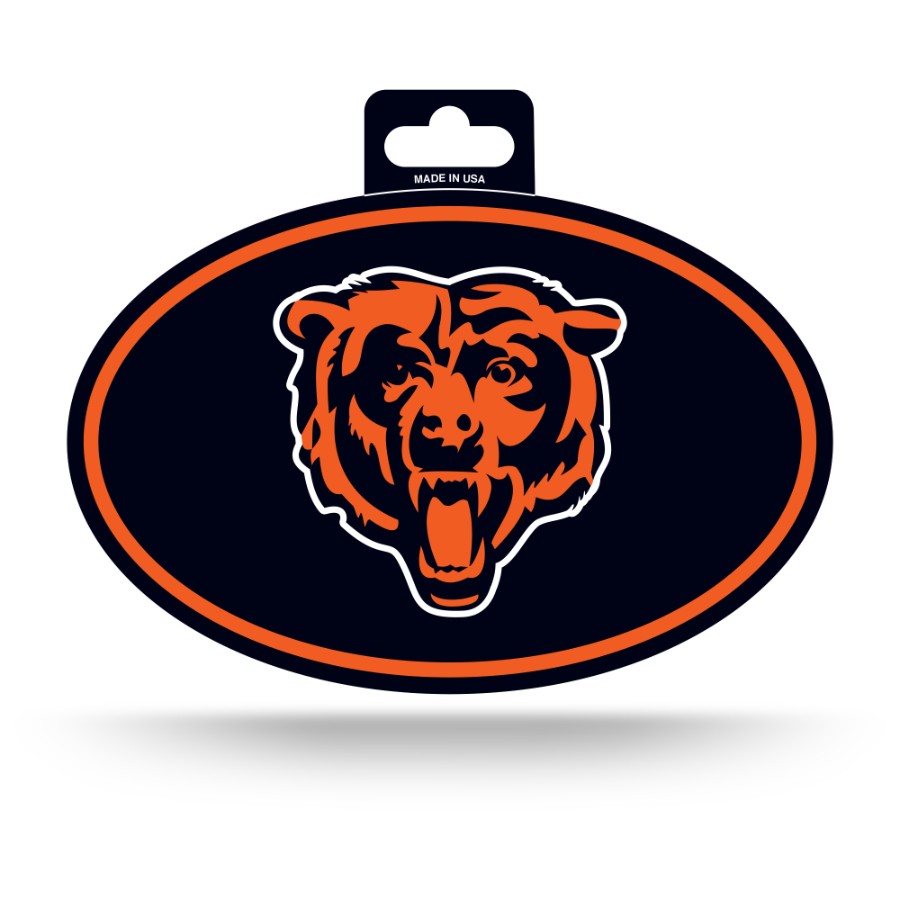 Chicago Bears - Full Color Oval Sticker at Sticker Shoppe