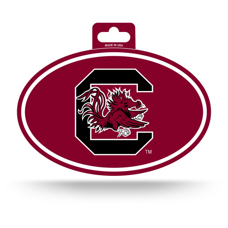 University Of South Carolina Gamecocks - Full Color Oval Sticker at ...