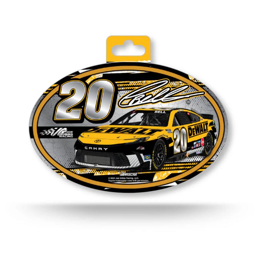 Christopher Bell #20 Dewalt - Full Color Oval Sticker at Sticker Shoppe