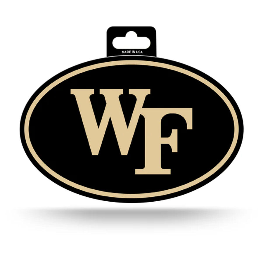 Wake Forest University Demon Deacons - Full Color Oval Sticker at ...