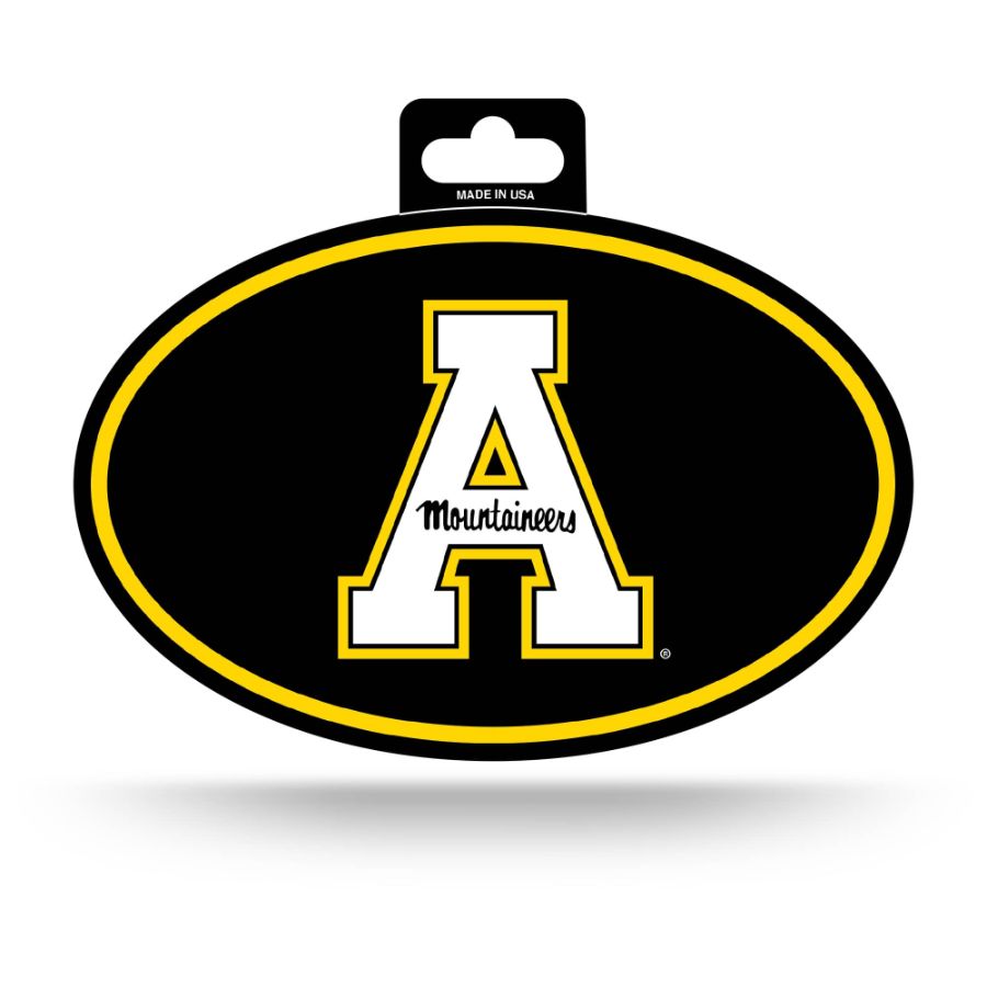 Appalachian State University Mountaineers - Full Color Oval Sticker at ...