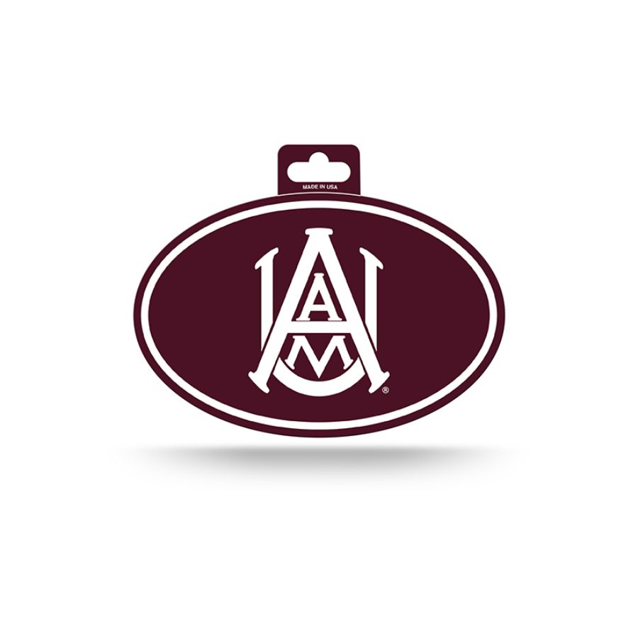 Alabama A&M University Bulldogs - Full Color Oval Sticker at Sticker Shoppe
