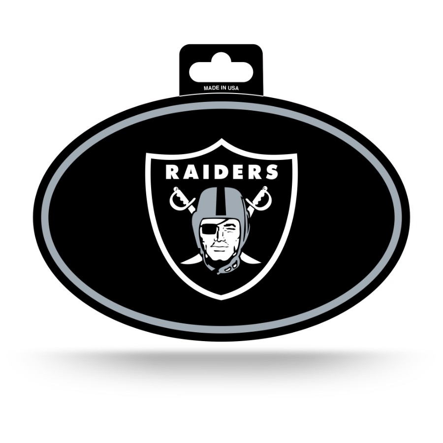 Las Vegas Raiders - Full Color Oval Sticker at Sticker Shoppe