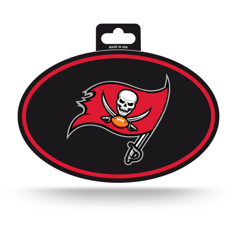 Tampa Bay Buccaneers - Full Color Oval Sticker at Sticker Shoppe