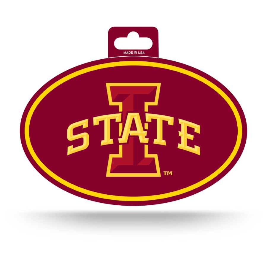 Iowa State University Cyclones - Full Color Oval Sticker at Sticker Shoppe