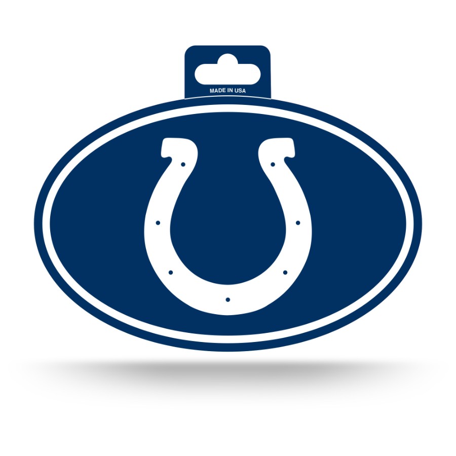 Indianapolis Colts - Full Color Oval Sticker at Sticker Shoppe