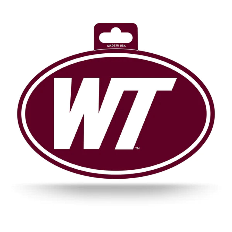 West Texas A&M University Buffaloes - Full Color Oval Sticker at ...