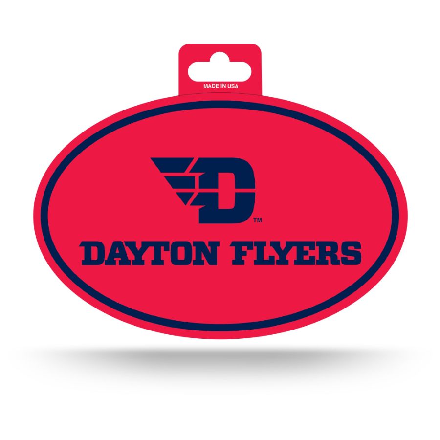 University Of Dayton Flyers - Full Color Oval Sticker at Sticker Shoppe