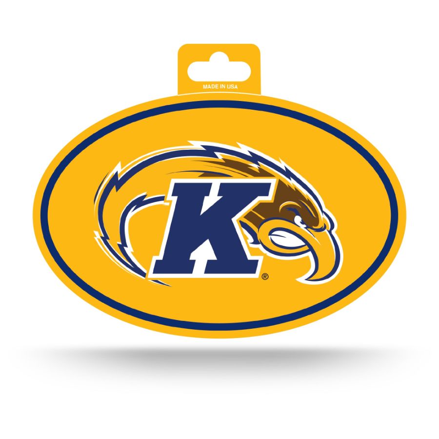 Kent State University Golden Flashes - Full Color Oval Sticker at ...