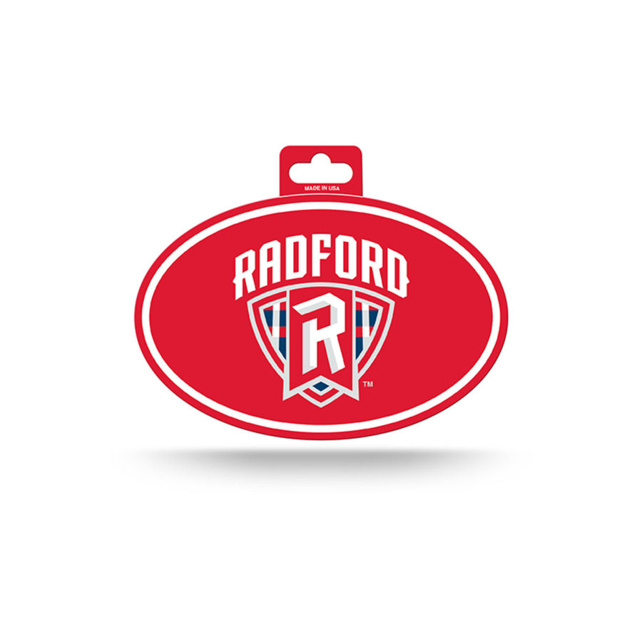 Radford University Highlanders - Full Color Oval Sticker at Sticker Shoppe