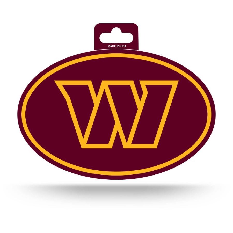 Washington Commanders - Full Color Oval Sticker at Sticker Shoppe