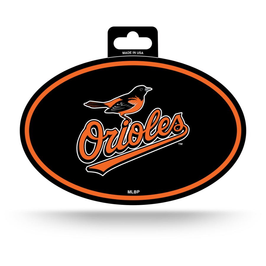 Baltimore Orioles - Full Color Oval Sticker at Sticker Shoppe