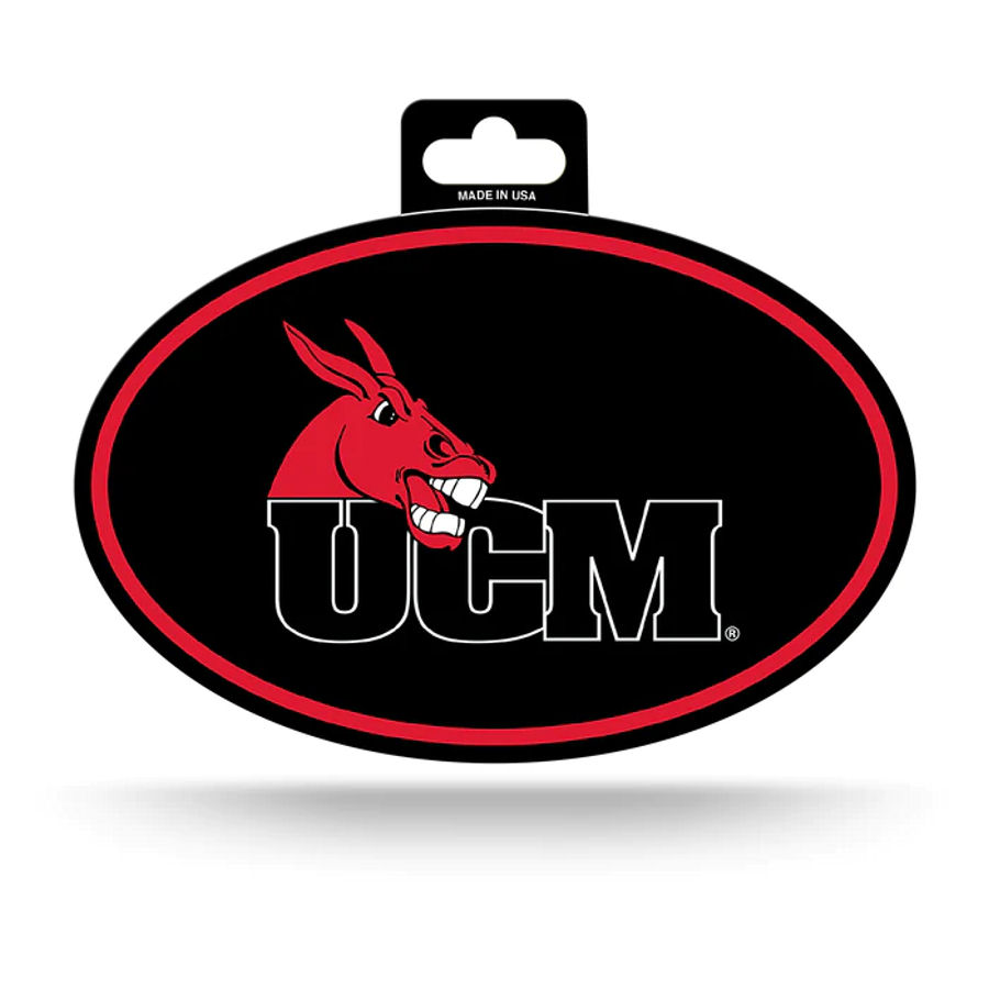 University Of Central Missouri Mules - Full Color Oval Sticker at ...