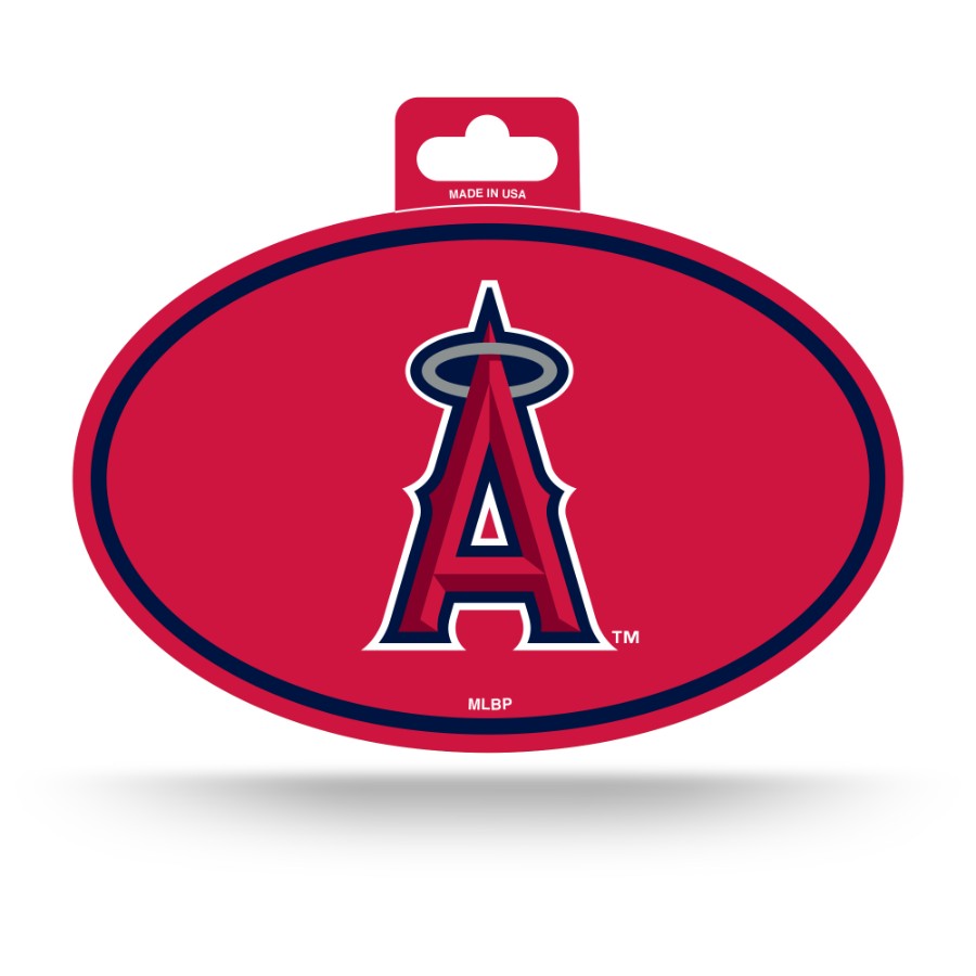 Los Angeles Angels - Full Color Oval Sticker at Sticker Shoppe