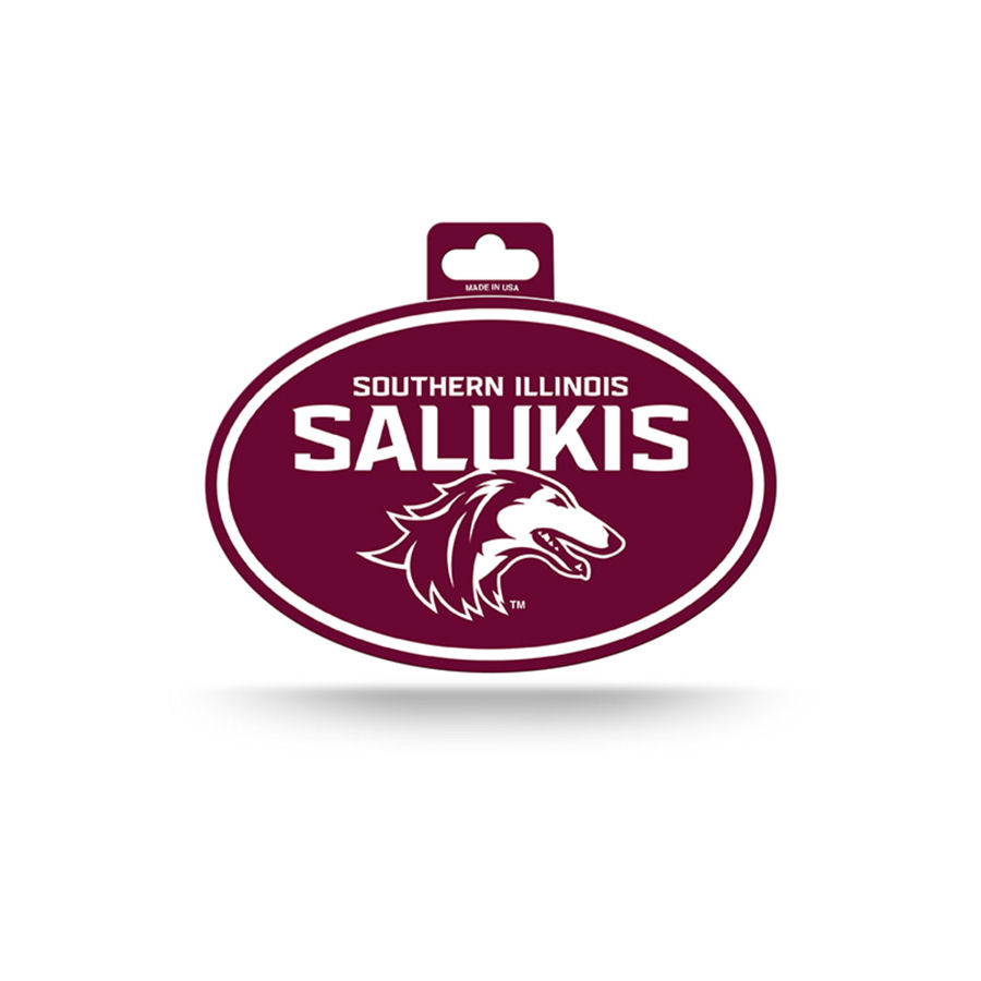 Southern Illinois University Salukis - Full Color Oval Sticker at ...