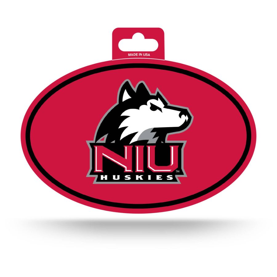 Northern Illinois University Huskies - Full Color Oval Sticker at ...