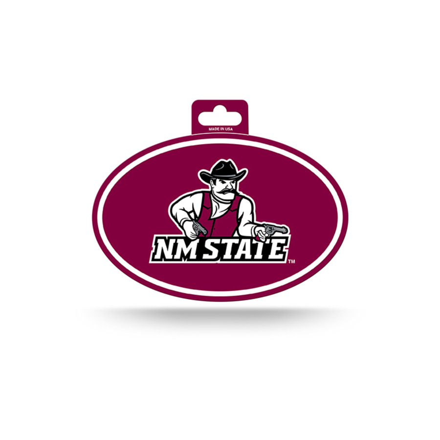 New Mexico State University Aggies - Full Color Oval Sticker at Sticker ...