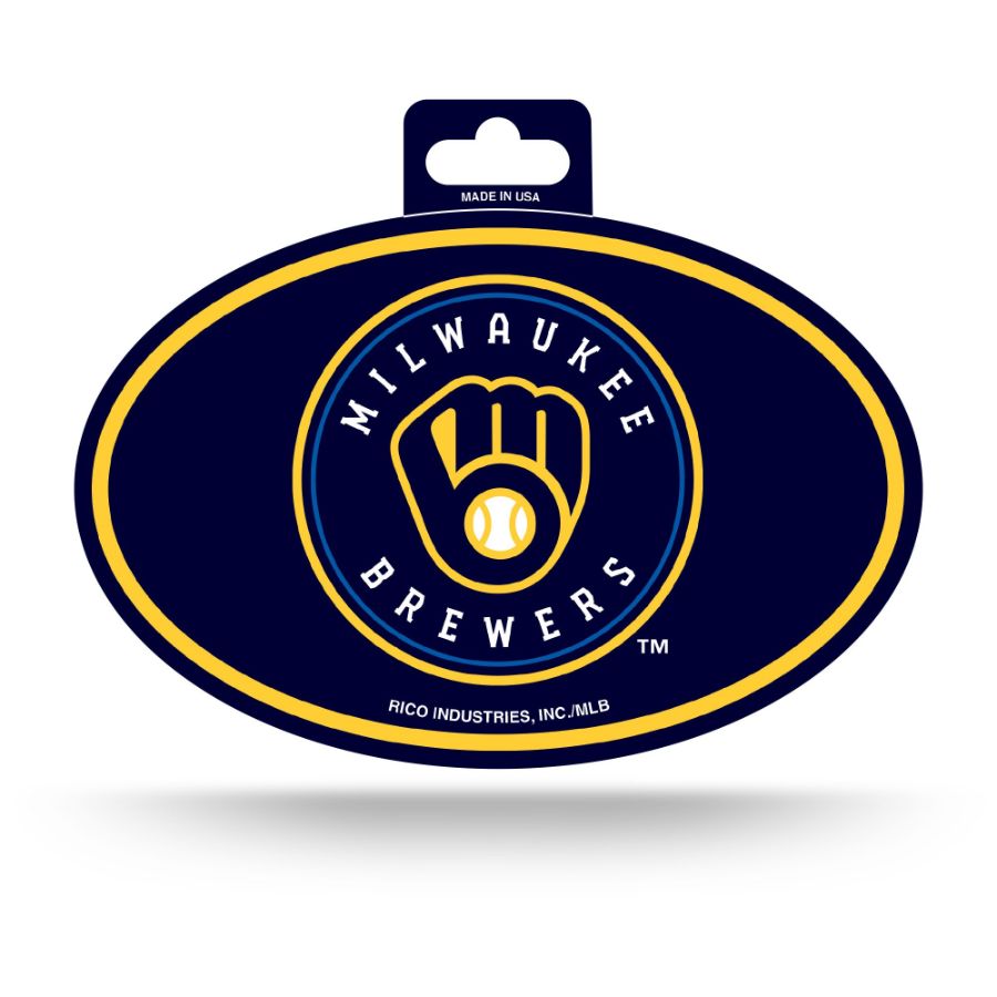 Milwaukee Brewers 2020 Logo - Full Color Oval Sticker at Sticker Shoppe