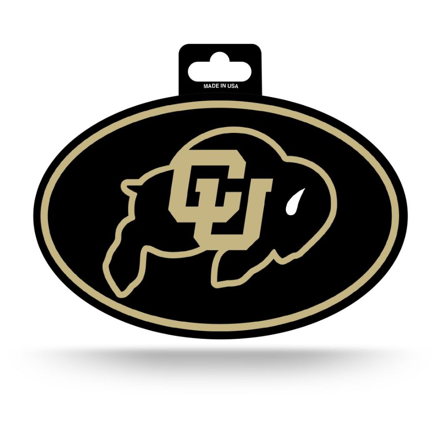 University Of Colorado Buffaloes - Full Color Oval Sticker at Sticker ...