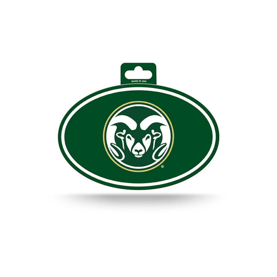 Colorado State University Rams - Full Color Oval Sticker at Sticker Shoppe