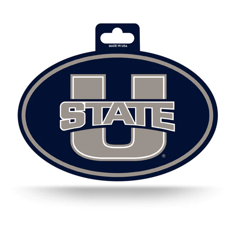 Utah State University Aggies - Full Color Oval Sticker at Sticker Shoppe