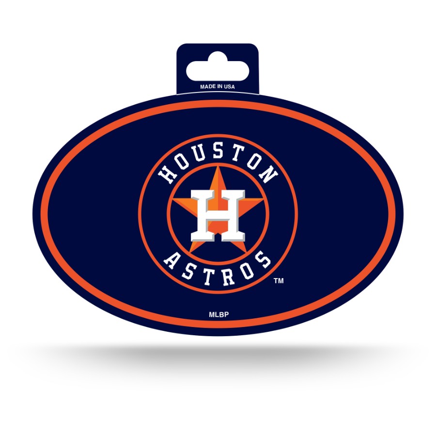 Houston Astros - Full Color Oval Sticker at Sticker Shoppe