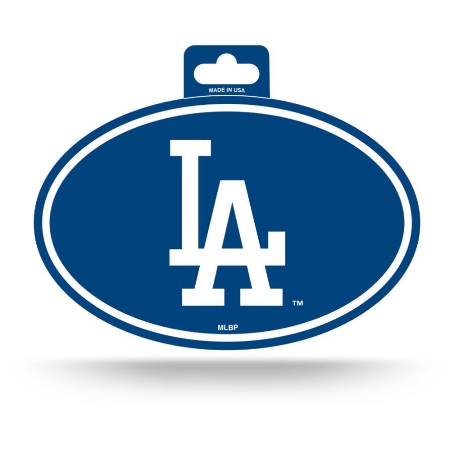 Los Angeles Dodgers - Full Color Oval Sticker at Sticker Shoppe