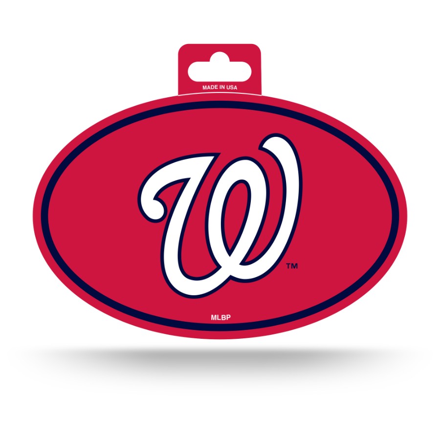 Washington Nationals - Full Color Oval Sticker at Sticker Shoppe
