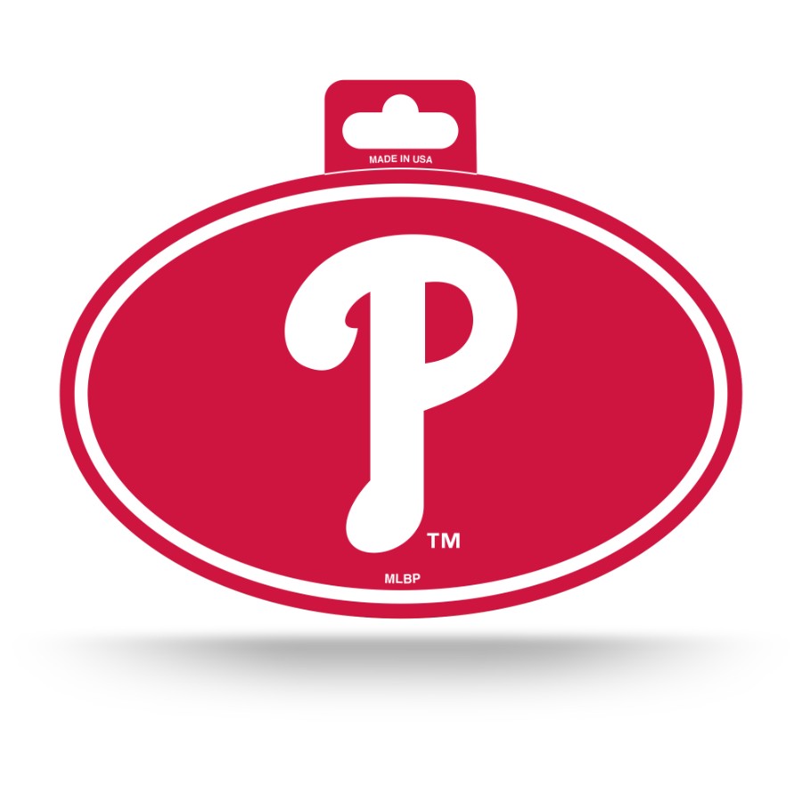 Philadelphia Phillies - Full Color Oval Sticker at Sticker Shoppe
