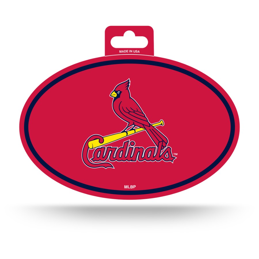 St. Louis Cardinals - Full Color Oval Sticker at Sticker Shoppe