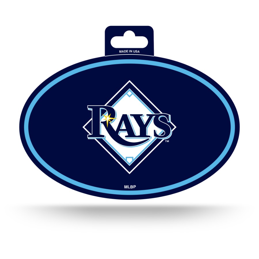 Tampa Bay Rays - Full Color Oval Sticker at Sticker Shoppe