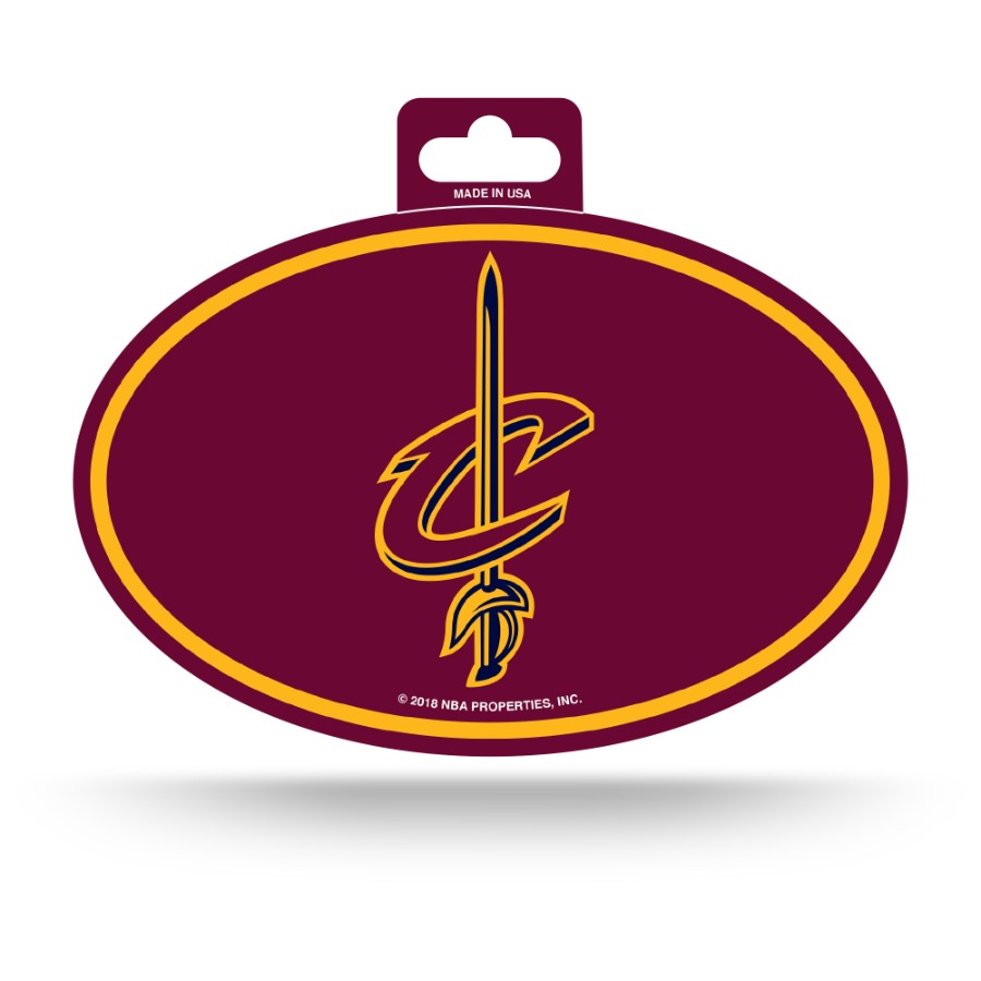 Cleveland Cavaliers - Full Color Oval Sticker at Sticker Shoppe