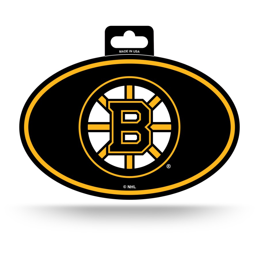 Boston Bruins - Full Color Oval Sticker at Sticker Shoppe