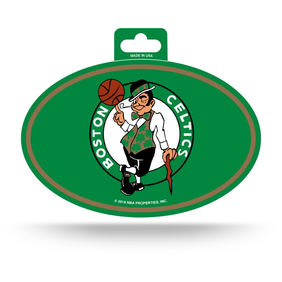 Boston Celtics - Full Color Oval Sticker at Sticker Shoppe