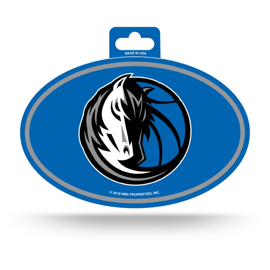 Dallas Mavericks - Full Color Oval Sticker at Sticker Shoppe