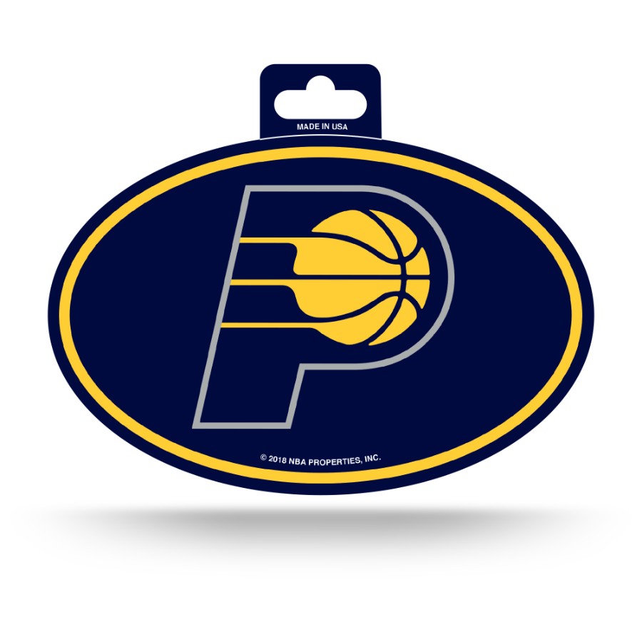 Indiana Pacers - Full Color Oval Sticker at Sticker Shoppe