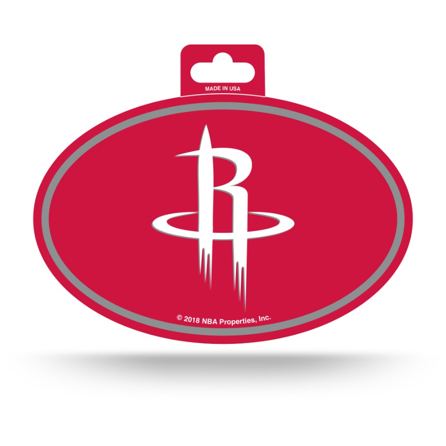 Houston Rockets - Full Color Oval Sticker at Sticker Shoppe