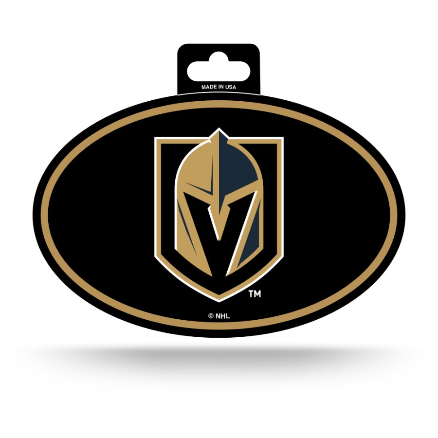 Vegas Golden Knights - Full Color Oval Sticker at Sticker Shoppe