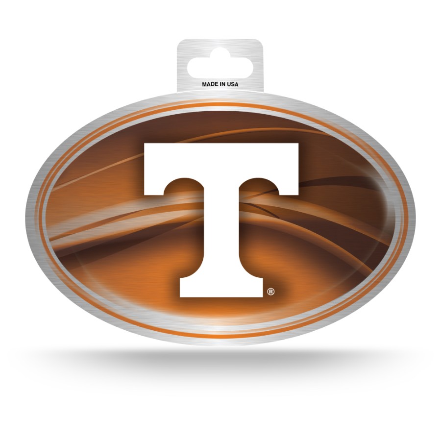University Of Tennessee Volunteers - Metallic Oval Sticker at Sticker ...
