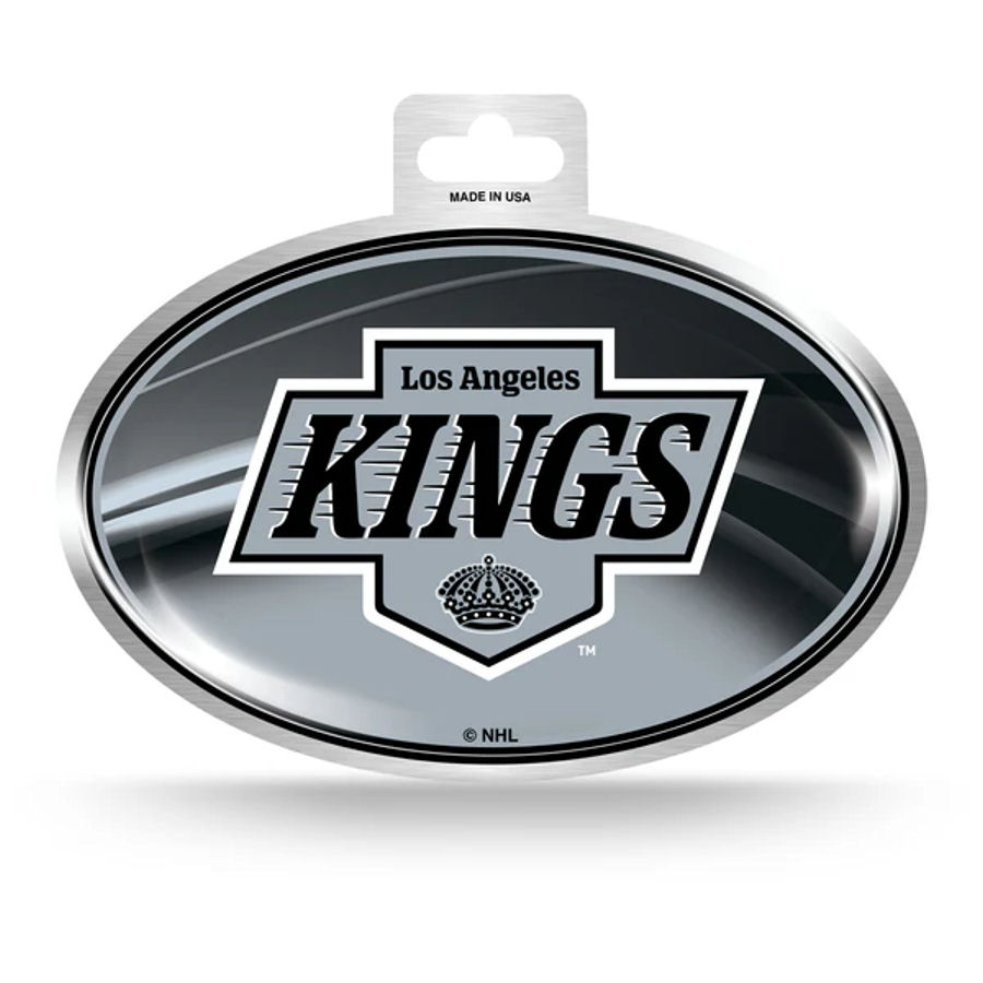 Los Angeles Kings 2024 Bowtie Logo - Metallic Oval Sticker at Sticker ...