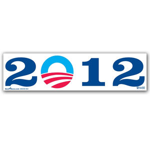 2012 Barack Obama - Bumper Sticker at Sticker Shoppe