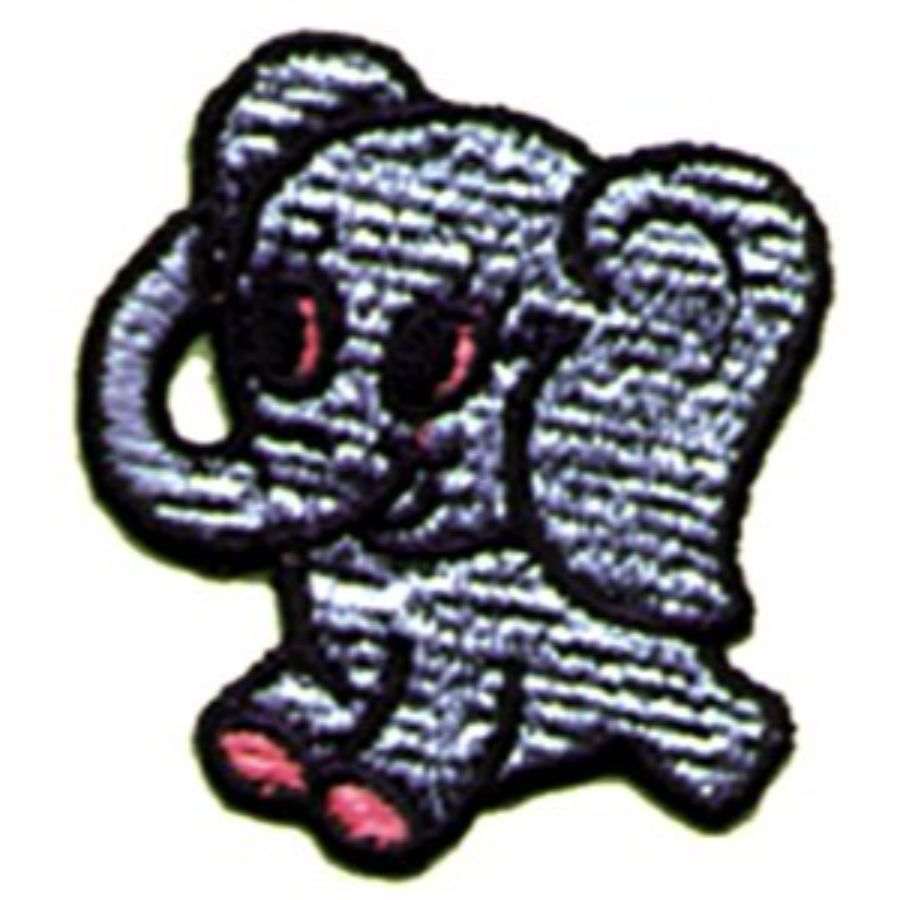 Elephant - Embroidered Iron-On Patch at Sticker Shoppe