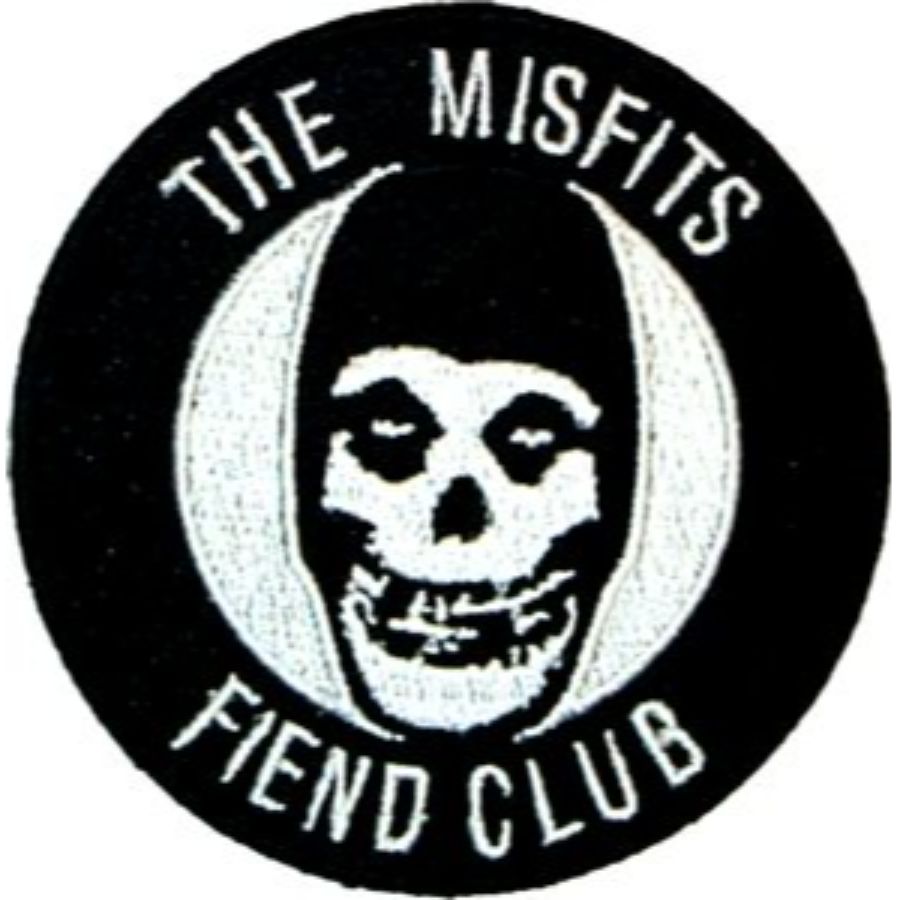 The Misfits Fiend Club - Embroidered Iron-On Patch at Sticker Shoppe